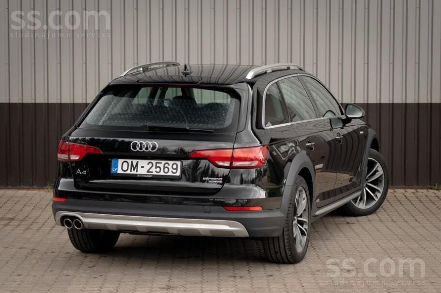 Black Audi Allroad 2016 in Talsi, with an engine capacity of 3.00 L and mileage of 303 thousand km for 14250 €, photo 8 on AUTOMOTO.COM.LV