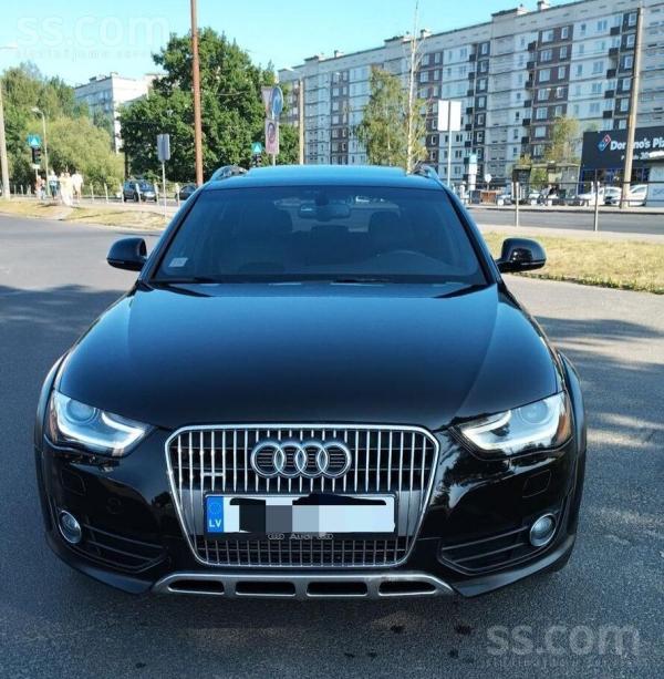 Black Audi Allroad 2016 in Riga, with an engine capacity of 2.00 L and mileage of 94 thousand km for 14000 €, photo 1 on AUTOMOTO.COM.LV