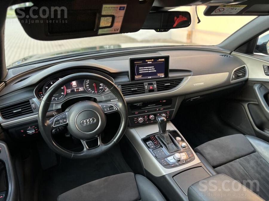 Black Audi Allroad 2016 in Jelgava, with an engine capacity of 3.00 L and mileage of 301 thousand km for 14500 €, photo 12 on AUTOMOTO.COM.LV