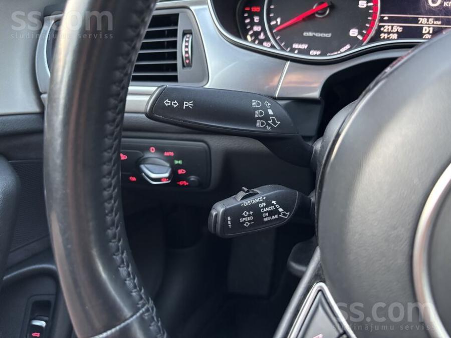 Black Audi Allroad 2016 in Jelgava, with an engine capacity of 3.00 L and mileage of 301 thousand km for 14500 €, photo 16 on AUTOMOTO.COM.LV