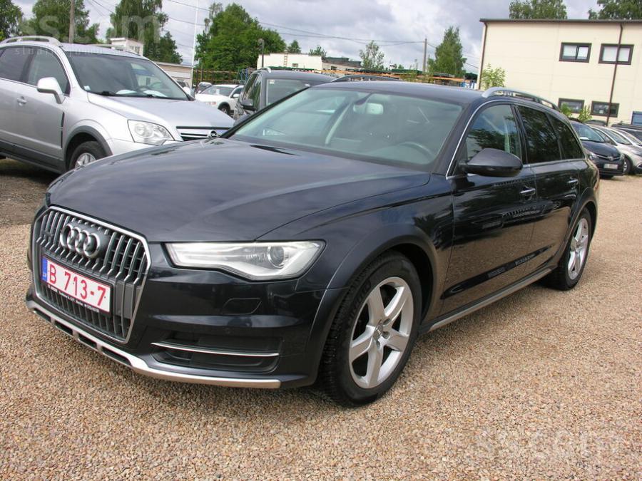 Black Audi Allroad 2017 in Riga, with an engine capacity of 3.00 L and mileage of 268 thousand km for 13400 €, photo 1 on AUTOMOTO.COM.LV