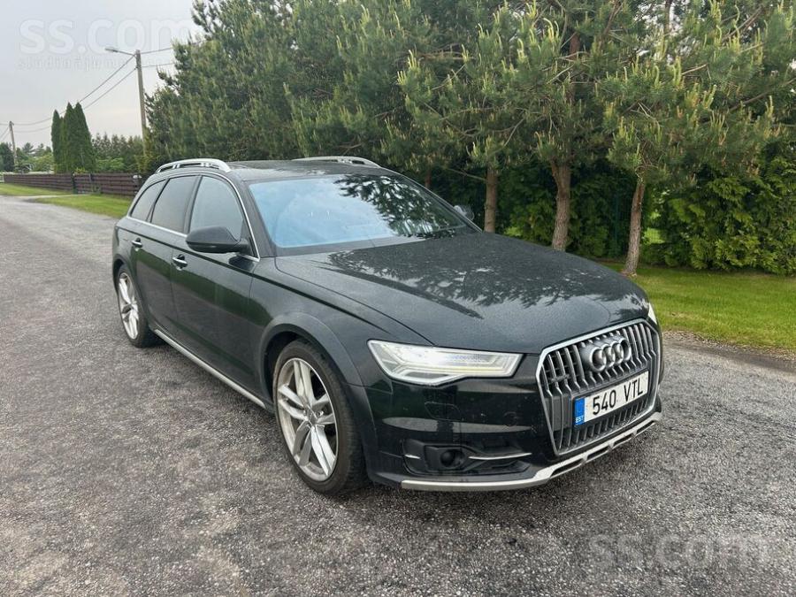 Black Audi Allroad 2017 in Tallinn, with an engine capacity of 3.00 L and mileage of 336 thousand km for 15500 €, photo 3 on AUTOMOTO.COM.LV