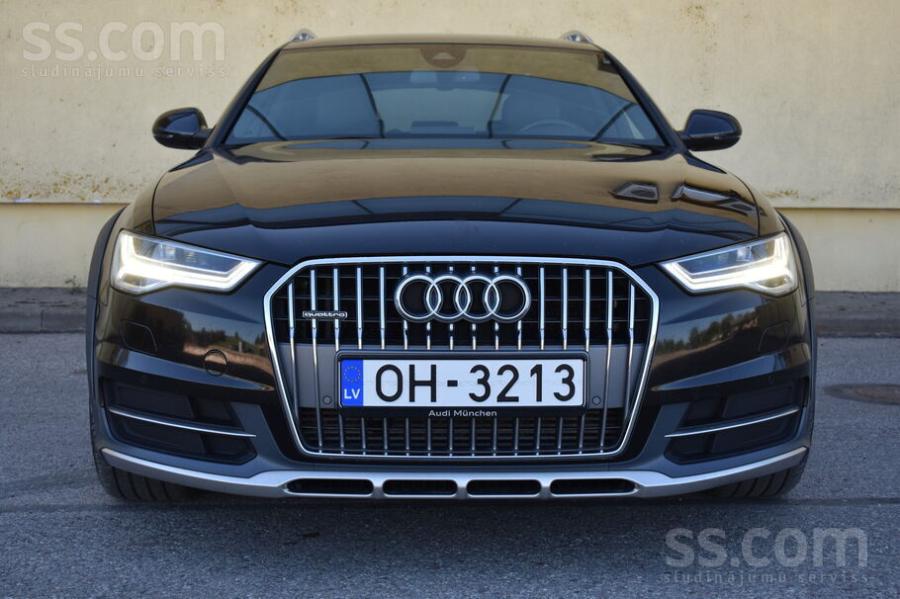 Black Audi Allroad 2017 in Talsi, with an engine capacity of 3.00 L and mileage of 311 thousand km for 15500 €, photo 4 on AUTOMOTO.COM.LV