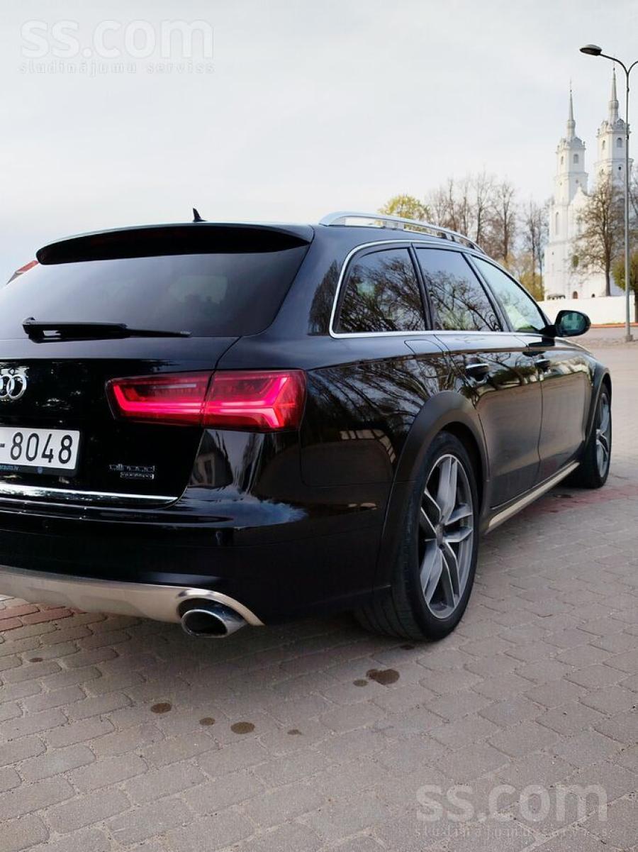 Black Audi Allroad 2018 in Rezekne, with an engine capacity of 3.00 L and mileage of 216 thousand km for 3850 €, photo 11 on AUTOMOTO.COM.LV