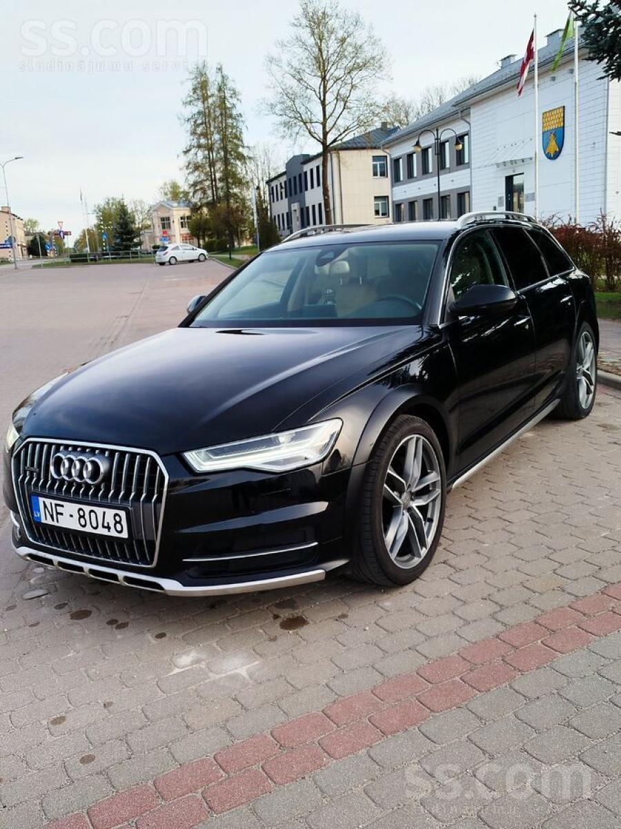Black Audi Allroad 2018 in Rezekne, with an engine capacity of 3.00 L and mileage of 216 thousand km for 3850 €, photo 14 on AUTOMOTO.COM.LV