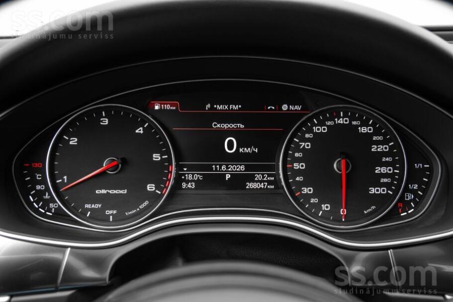 Melns Audi Allroad 2018 Rīga, ar dzinēja tilpumu 3.00 L un nobraukumu 268 tūkst. km par 16500 €, foto 22 vietnē AUTOMOTO.COM.LV