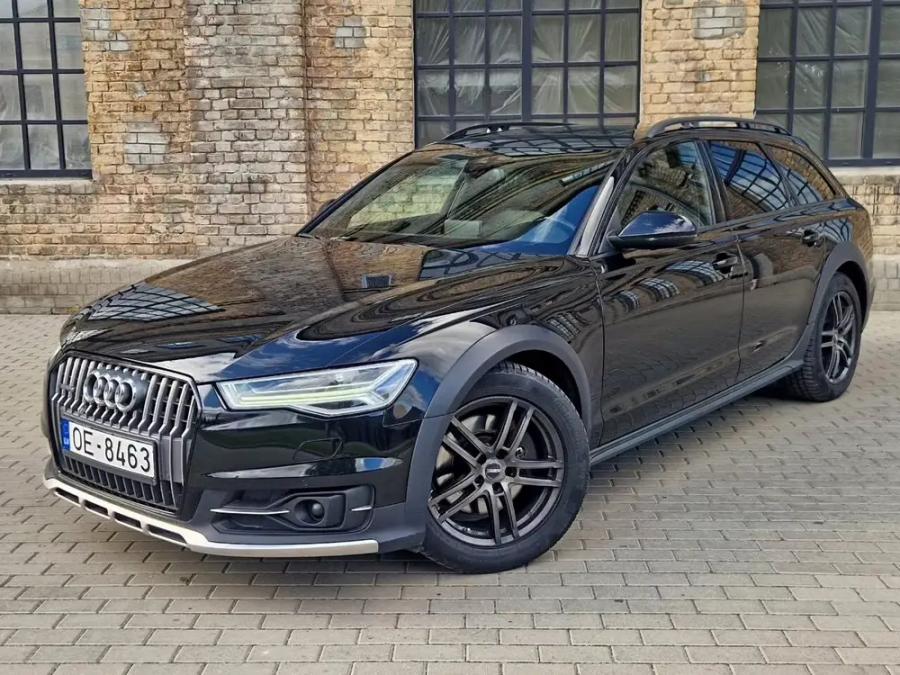Black Audi Allroad 2019 in Riga, with an engine capacity of 3.00 L and mileage of 223 thousand km for 21700 €, photo 1 on AUTOMOTO.COM.LV