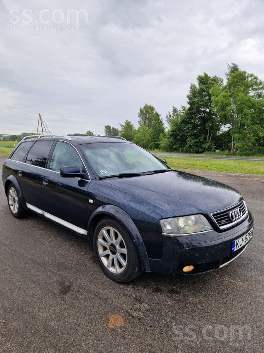 Zils Audi Allroad 2003 Kuldīga, ar dzinēja tilpumu 2.50 L un nobraukumu 343 tūkst. km par 1550 €, foto 1 vietnē AUTOMOTO.COM.LV