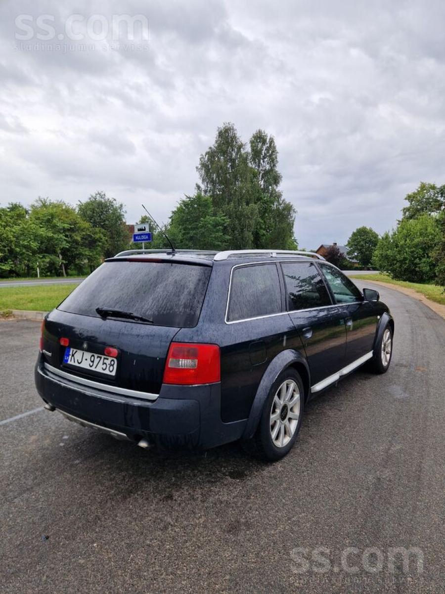 Zils Audi Allroad 2003 Kuldīga, ar dzinēja tilpumu 2.50 L un nobraukumu 343 tūkst. km par 1550 €, foto 2 vietnē AUTOMOTO.COM.LV