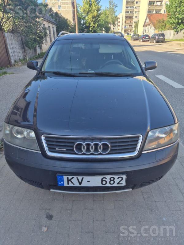 Zils Audi Allroad 2003 Daugavpils, ar dzinēja tilpumu 2.50 L un nobraukumu 483 tūkst. km par 1750 €, foto 1 vietnē AUTOMOTO.COM.LV