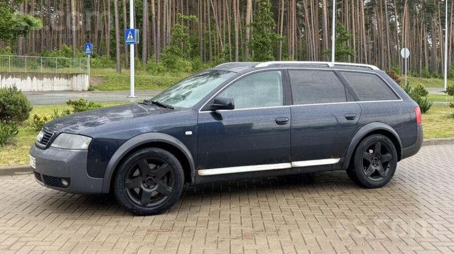 Blue Audi Allroad 2004 in Riga, with an engine capacity of 2.50 L and mileage of 389 thousand km for 1650 €, photo 4 on AUTOMOTO.COM.LV