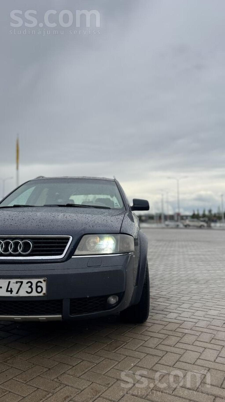 Blue Audi Allroad 2004 in Riga, with an engine capacity of 2.50 L and mileage of 389 thousand km for 1650 €, photo 19 on AUTOMOTO.COM.LV