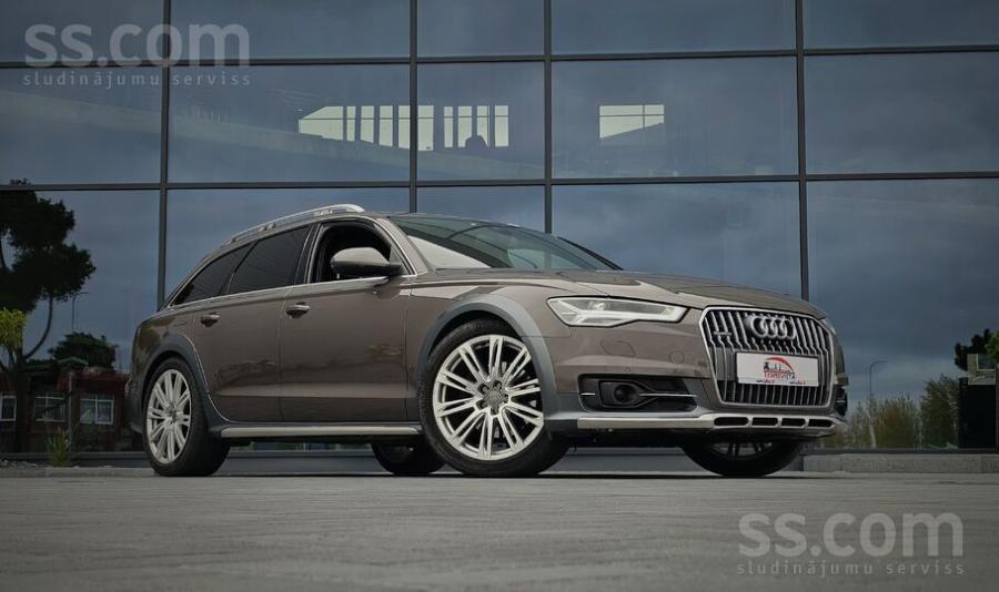 Brown Audi Allroad 2016 in Vilnius, with an engine capacity of 3.00 L and mileage of 250 thousand km for 8300 €, photo 1 on AUTOMOTO.COM.LV