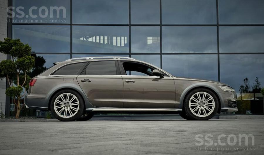 Brown Audi Allroad 2016 in Vilnius, with an engine capacity of 3.00 L and mileage of 250 thousand km for 8300 €, photo 4 on AUTOMOTO.COM.LV