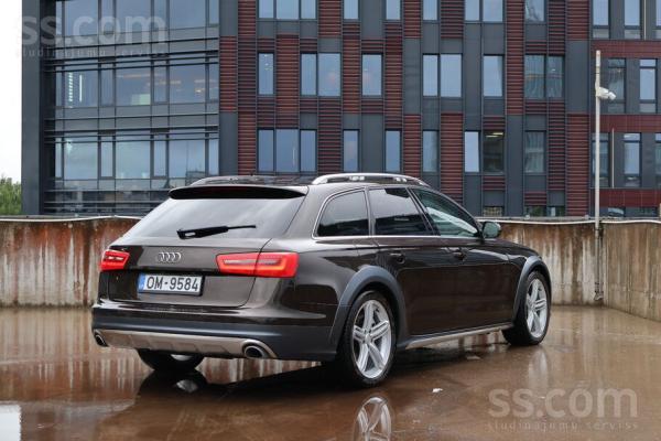 Brown Audi Allroad 2012 in Valmiera, with an engine capacity of 3.00 L and mileage of 283 thousand km for 10845 €, photo 5 on AUTOMOTO.COM.LV