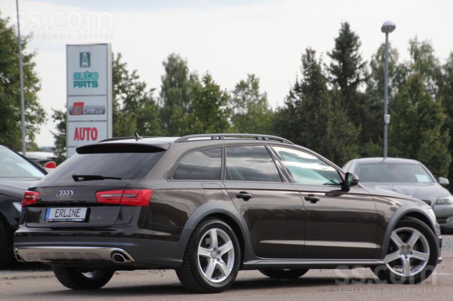 Brown Audi Allroad 2012 in Tukums, with an engine capacity of 3.00 L and mileage of 309 thousand km for 11500 €, photo 3 on AUTOMOTO.COM.LV
