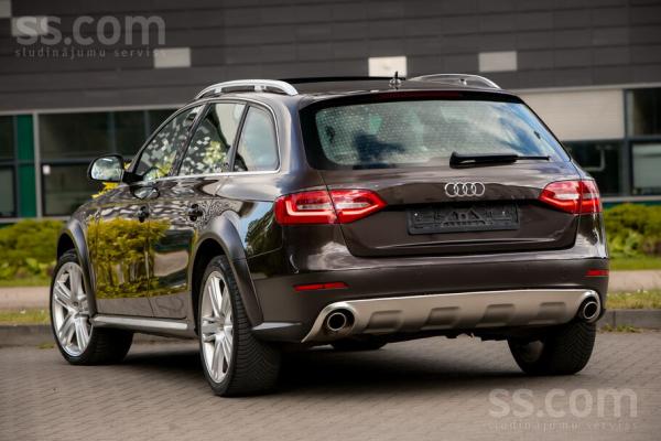 Brown Audi Allroad 2013 in Riga, with an engine capacity of 3.00 L and mileage of 0 thousand km for 10400 €, photo 4 on AUTOMOTO.COM.LV