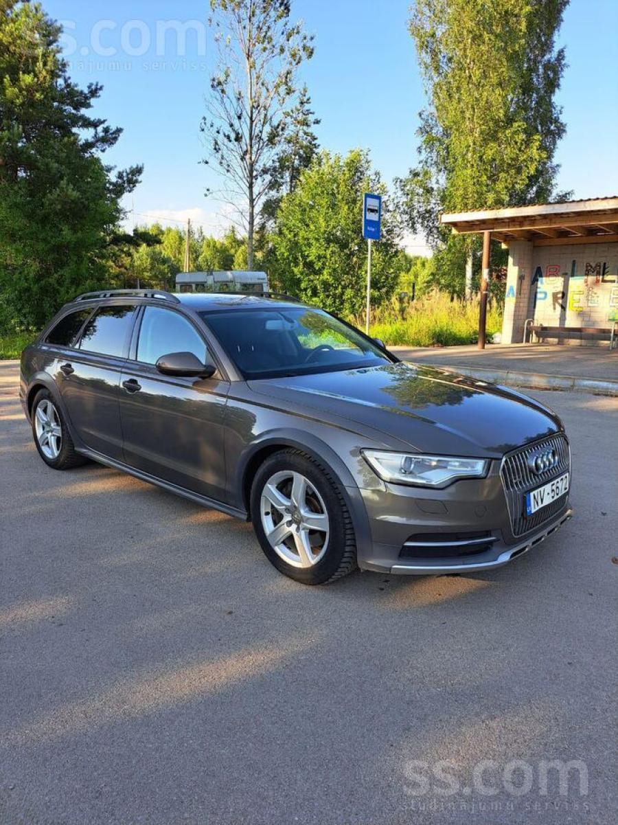 Brown Audi Allroad 2013 in Riga, with an engine capacity of 3.00 L and mileage of 370 thousand km for 11000 €, photo 1 on AUTOMOTO.COM.LV