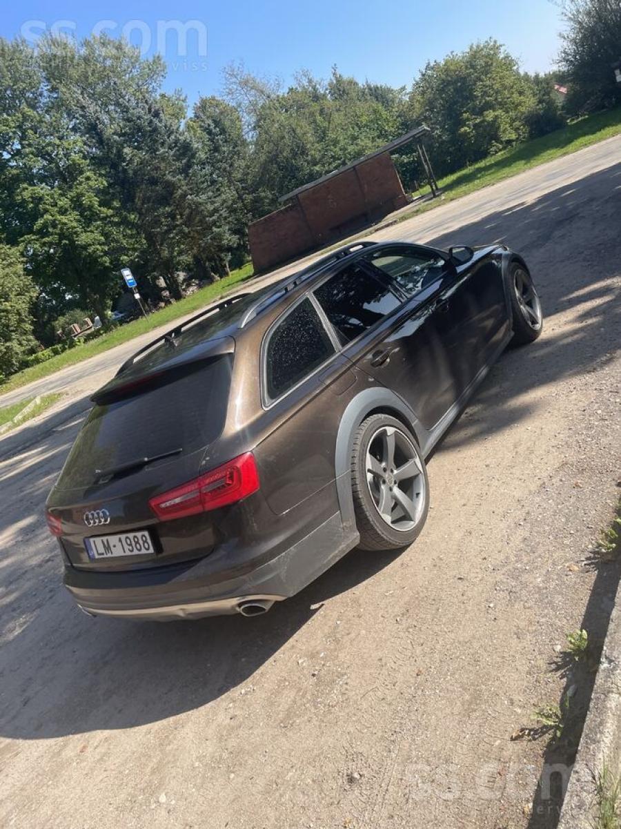 Brown Audi Allroad 2013 in Rezekne, with an engine capacity of 3.00 L and mileage of 316 thousand km for 8990 €, photo 5 on AUTOMOTO.COM.LV