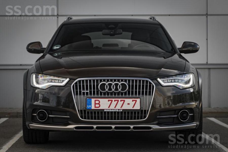 Brown Audi Allroad 2014 in Riga, with an engine capacity of 3.00 L and mileage of 205 thousand km for 14950 €, photo 3 on AUTOMOTO.COM.LV