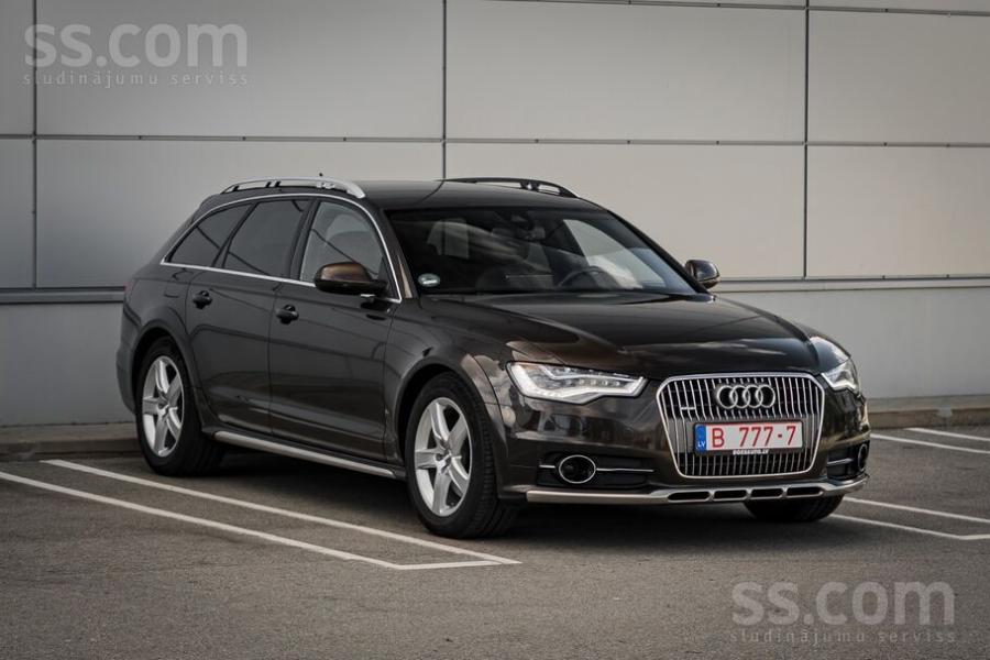 Brown Audi Allroad 2014 in Riga, with an engine capacity of 3.00 L and mileage of 205 thousand km for 14950 €, photo 4 on AUTOMOTO.COM.LV