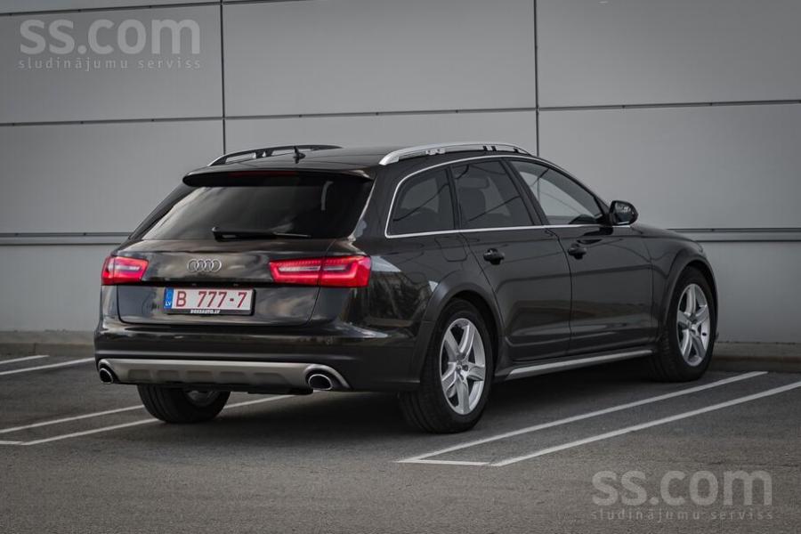 Brown Audi Allroad 2014 in Riga, with an engine capacity of 3.00 L and mileage of 205 thousand km for 14950 €, photo 5 on AUTOMOTO.COM.LV