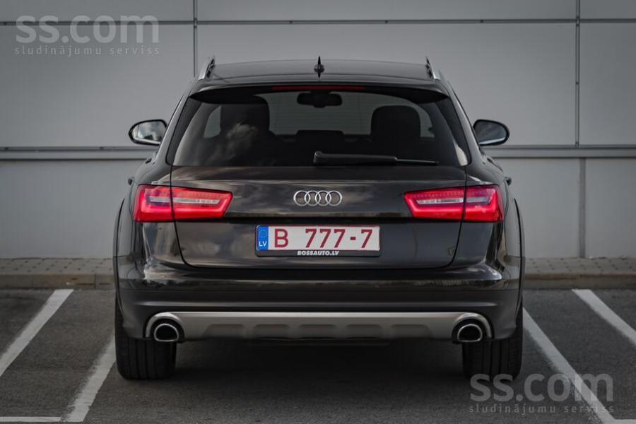 Brown Audi Allroad 2014 in Riga, with an engine capacity of 3.00 L and mileage of 205 thousand km for 14950 €, photo 6 on AUTOMOTO.COM.LV