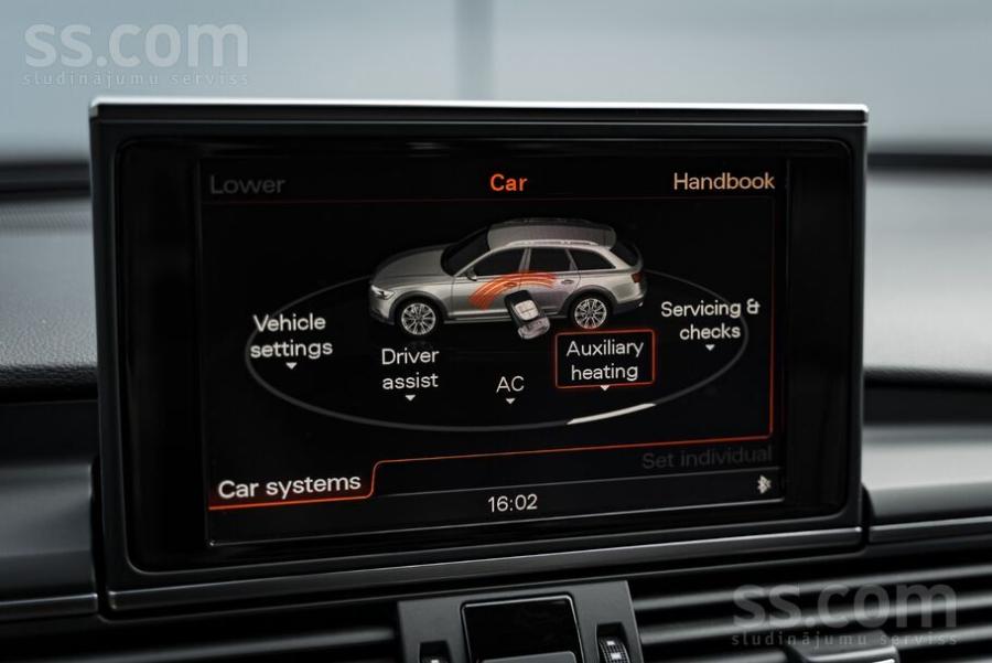 Brown Audi Allroad 2014 in Riga, with an engine capacity of 3.00 L and mileage of 205 thousand km for 14950 €, photo 25 on AUTOMOTO.COM.LV