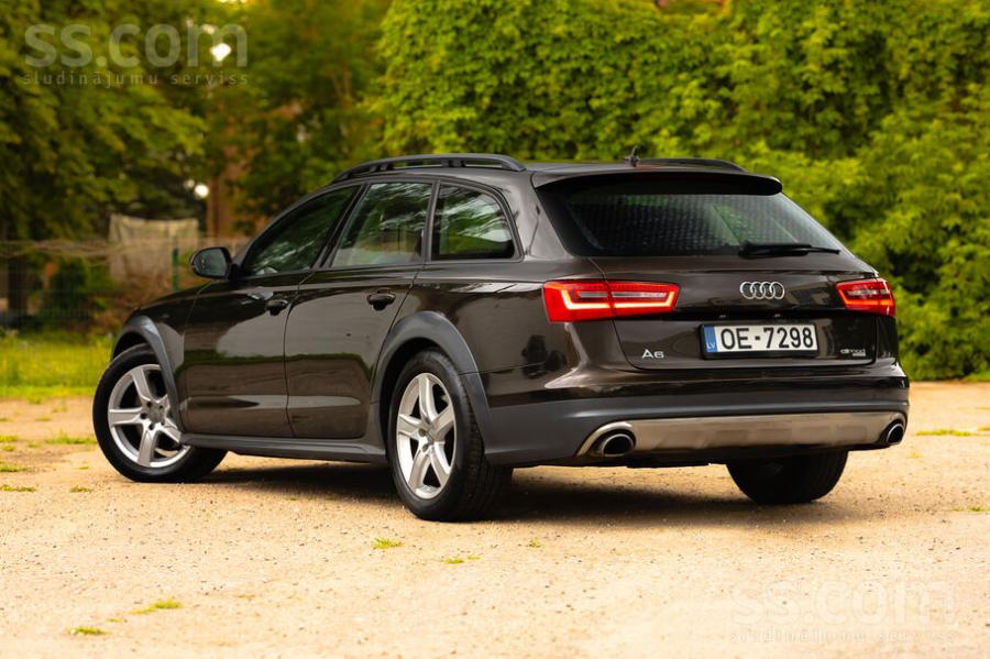 Brown Audi Allroad 2014 in Jelgava, with an engine capacity of 3.00 L and mileage of 0 thousand km for 11490 €, photo 6 on AUTOMOTO.COM.LV