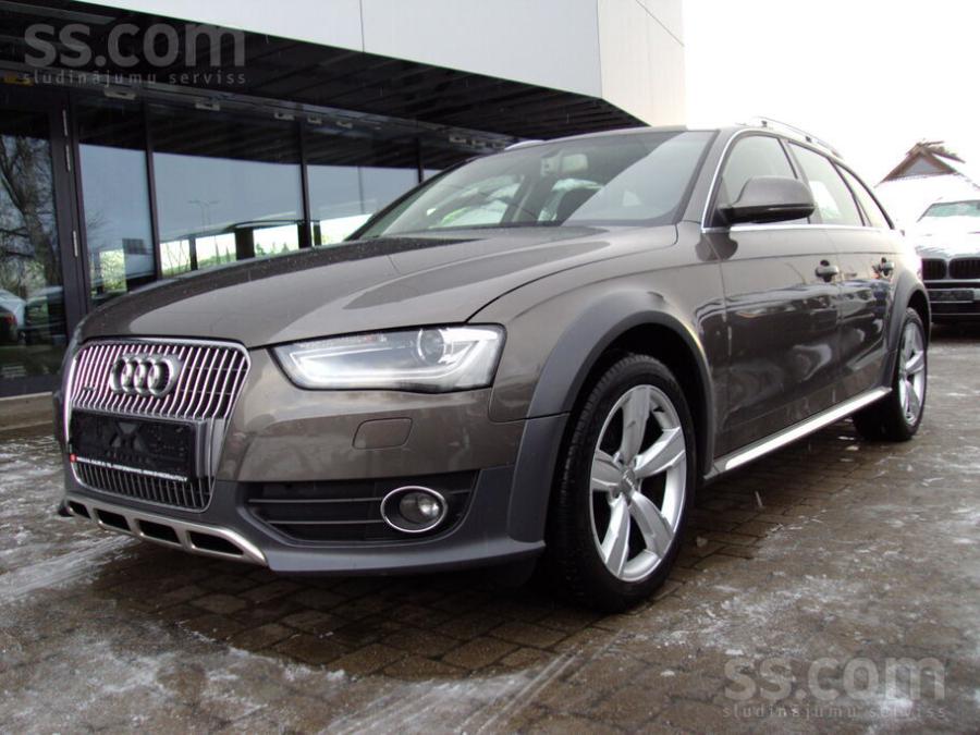 Brown Audi Allroad 2015 in Riga, with an engine capacity of 2.00 L and mileage of 171 thousand km for 14800 €, photo 1 on AUTOMOTO.COM.LV