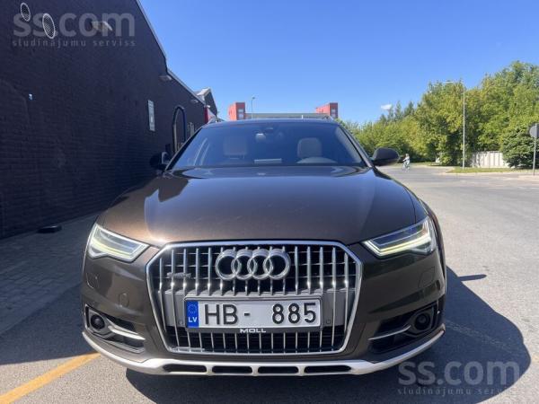 Brown Audi Allroad 2015 in Ogre, with an engine capacity of 3.00 L and mileage of 346 thousand km for 13250 €, photo 1 on AUTOMOTO.COM.LV