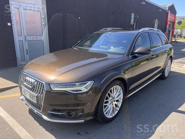 Brown Audi Allroad 2015 in Ogre, with an engine capacity of 3.00 L and mileage of 346 thousand km for 13250 €, photo 3 on AUTOMOTO.COM.LV