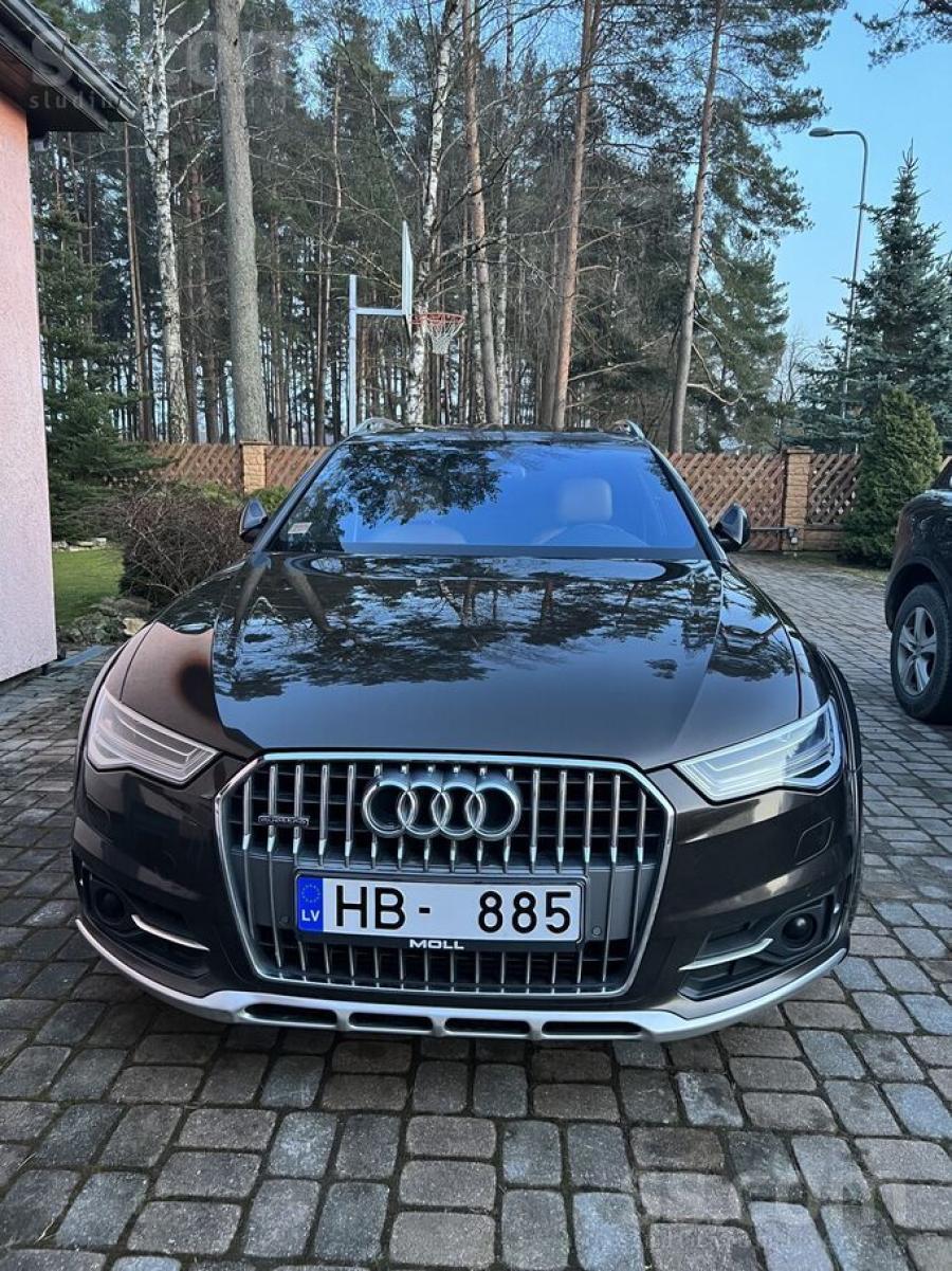 Brown Audi Allroad 2015 in Ogre, with an engine capacity of 3.00 L and mileage of 346 thousand km for 14200 €, photo 1 on AUTOMOTO.COM.LV