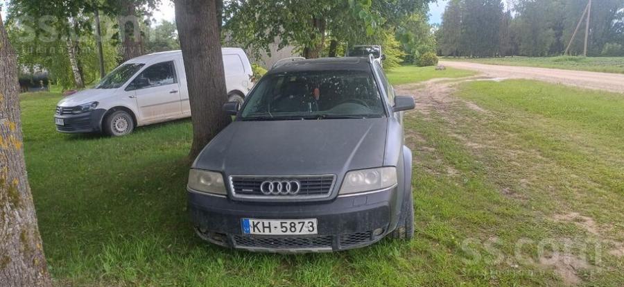 Green Audi Allroad 2000 in Bauska, with an engine capacity of 2.50 L and mileage of 388 thousand km for 700 €, photo 1 on AUTOMOTO.COM.LV