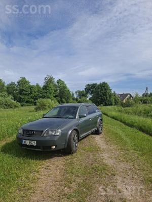 Green Audi Allroad 2000 in Madona, with an engine capacity of 2.50 L and mileage of 396 thousand km for 2400 €, photo  on AUTOMOTO.COM.LV