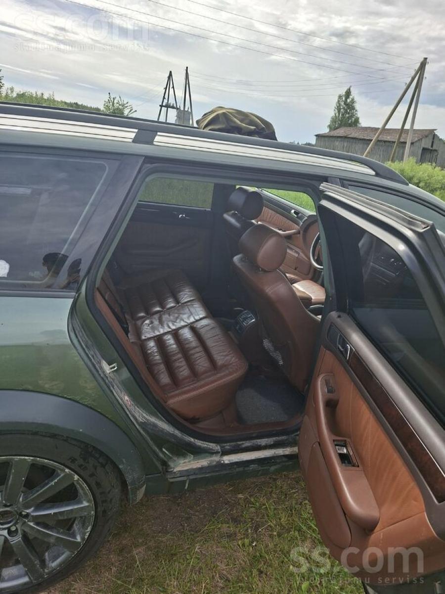 Zaļš Audi Allroad 2000 Madona, ar dzinēja tilpumu 2.50 L un nobraukumu 396 tūkst. km par 2400 €, foto 9 vietnē AUTOMOTO.COM.LV