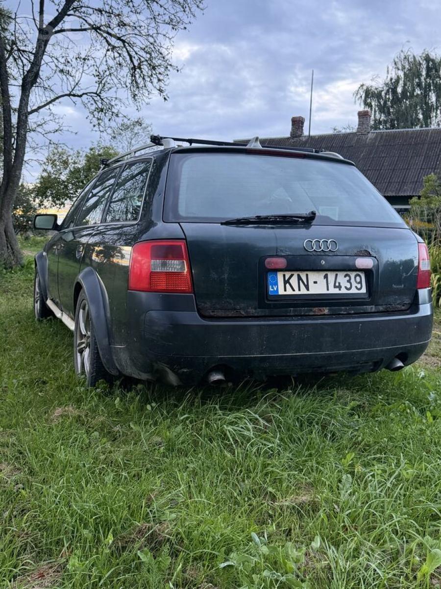 Zaļš Audi Allroad 2002 Jēkabpils, ar dzinēja tilpumu 2.50 L un nobraukumu 402 tūkst. km par 970 €, foto 3 vietnē AUTOMOTO.COM.LV