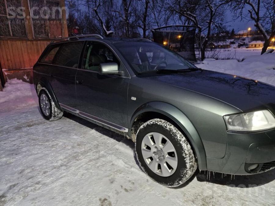 Zaļš Audi Allroad 2003 Ludza, ar dzinēja tilpumu 2.50 L un nobraukumu 565 tūkst. km par 2990 €, foto 8 vietnē AUTOMOTO.COM.LV