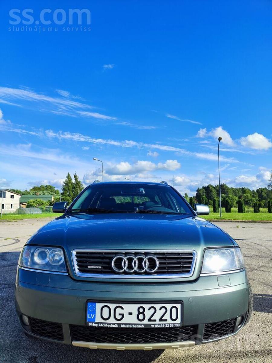 Zaļš Audi Allroad 2003 Ludza, ar dzinēja tilpumu 2.50 L un nobraukumu 0 tūkst. km par 3200 €, foto 3 vietnē AUTOMOTO.COM.LV