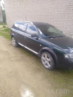 Green Audi Allroad 2003 in Aizkraukle, with an engine capacity of 2.50 L and mileage of 327 thousand km for 2450 €, photo 4 on AUTOMOTO.COM.LV