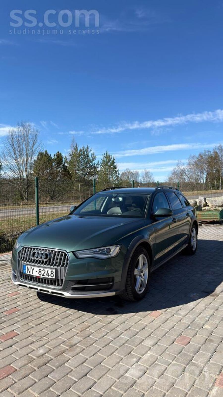 Green Audi Allroad 2015 in Aluksne, with an engine capacity of 3.00 L and mileage of 0 thousand km for 19900 €, photo 3 on AUTOMOTO.COM.LV