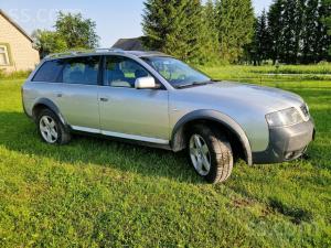 Pelēks Audi Allroad 2001 Alūksne, ar dzinēja tilpumu 2.50 L un nobraukumu 450 tūkst. km par 2000 €, foto 3 vietnē AUTOMOTO.COM.LV
