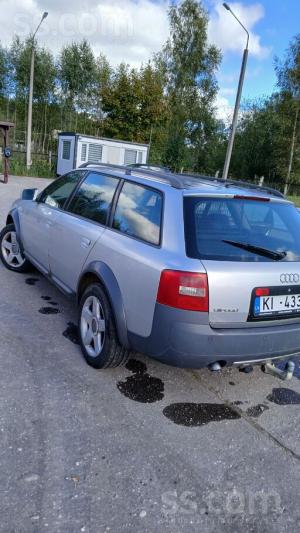 Pelēks Audi Allroad 2001 Jelgava, ar dzinēja tilpumu 2.50 L un nobraukumu 300 tūkst. km par 1600 €, foto 9 vietnē AUTOMOTO.COM.LV
