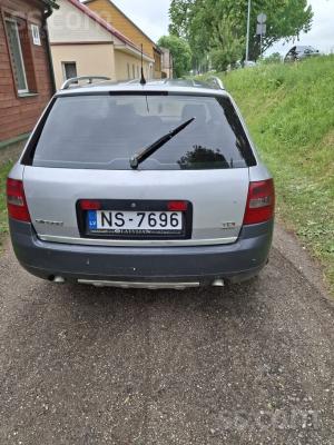 Pelēks Audi Allroad 2001 Daugavpils, ar dzinēja tilpumu 2.50 L un nobraukumu 295 tūkst. km par 1500 €, foto 5 vietnē AUTOMOTO.COM.LV