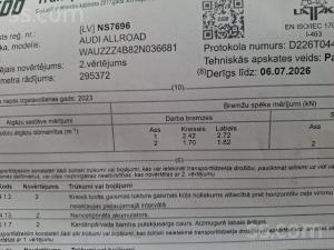 Pelēks Audi Allroad 2001 Daugavpils, ar dzinēja tilpumu 2.50 L un nobraukumu 295 tūkst. km par 1500 €, foto 8 vietnē AUTOMOTO.COM.LV