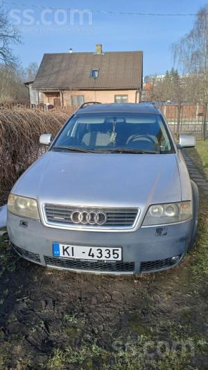 Pelēks Audi Allroad 2001 Jelgava, ar dzinēja tilpumu 2.50 L un nobraukumu 300 tūkst. km par 1300 €, foto 6 vietnē AUTOMOTO.COM.LV