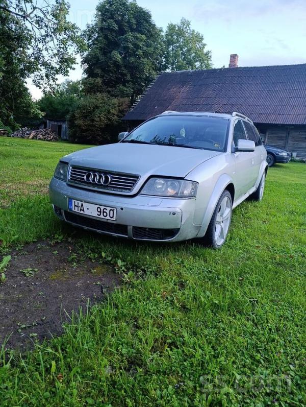 Pelēks Audi Allroad 2001 Madona, ar dzinēja tilpumu 2.50 L un nobraukumu 327 tūkst. km par 1700 €, foto 5 vietnē AUTOMOTO.COM.LV