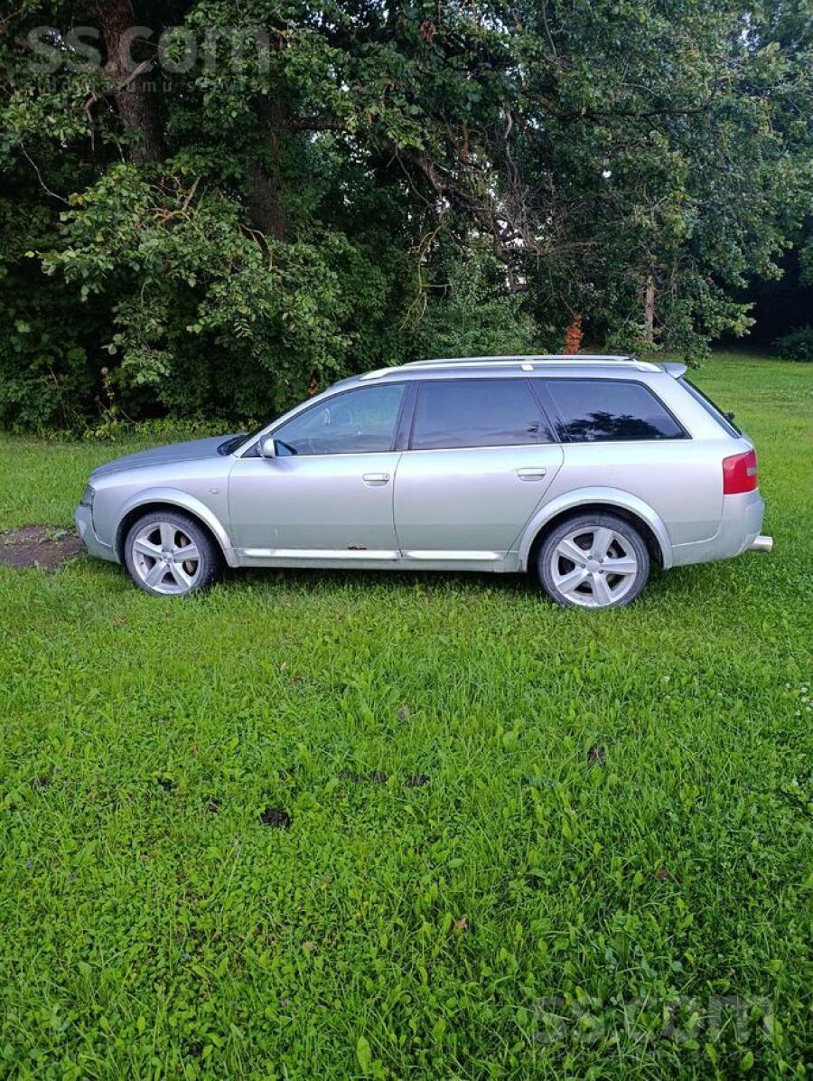 Pelēks Audi Allroad 2001 Madona, ar dzinēja tilpumu 2.50 L un nobraukumu 327 tūkst. km par 1700 €, foto 7 vietnē AUTOMOTO.COM.LV