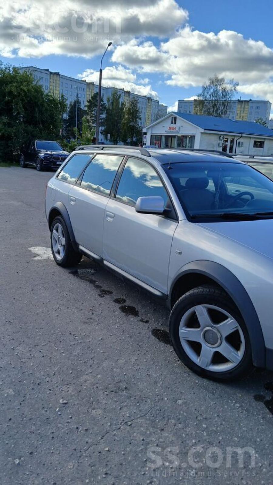 Grey Audi Allroad 2001 in Jelgava, with an engine capacity of 2.50 L and mileage of 300 thousand km for 1550 €, photo 6 on AUTOMOTO.COM.LV