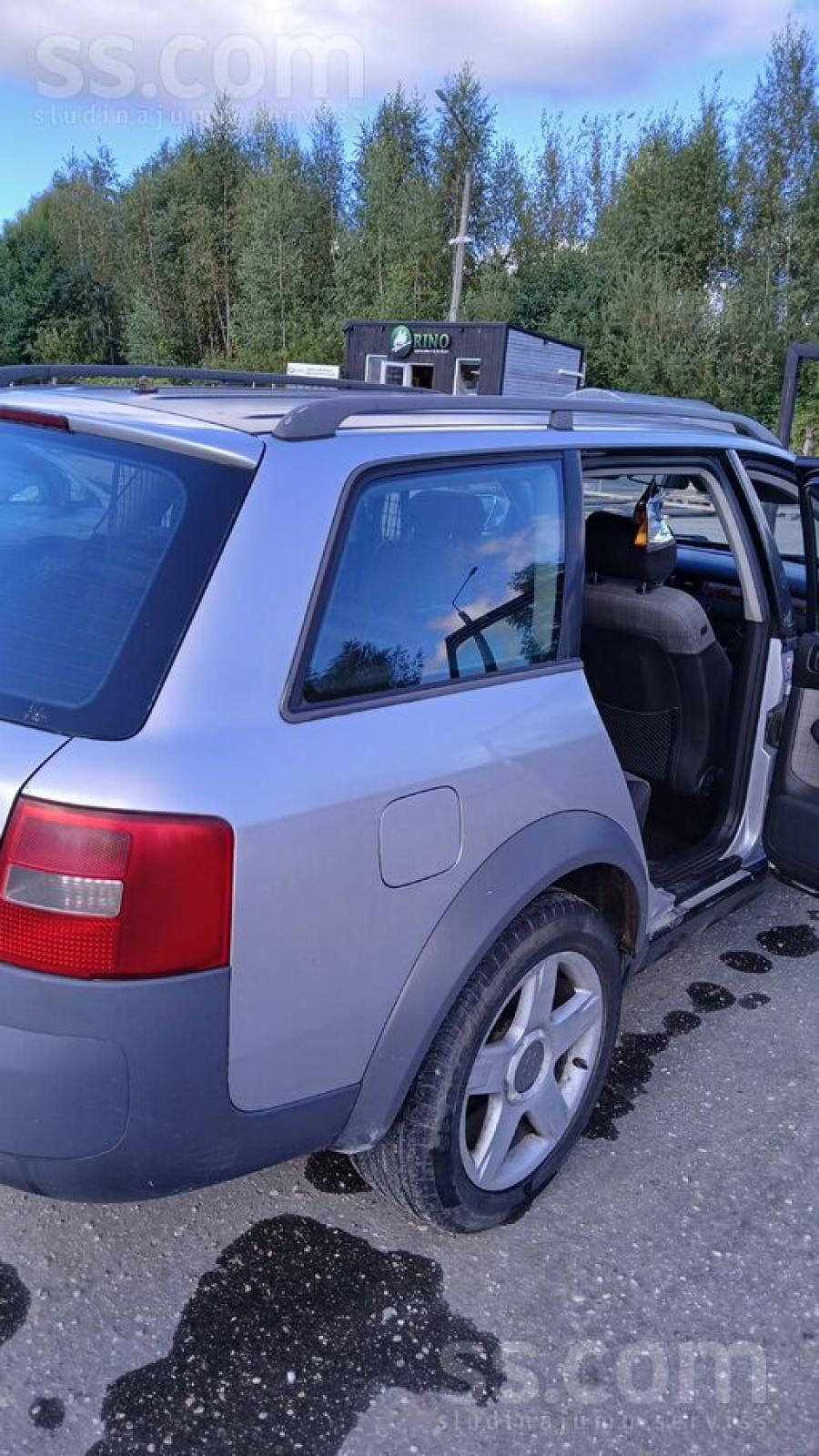 Grey Audi Allroad 2001 in Jelgava, with an engine capacity of 2.50 L and mileage of 300 thousand km for 1550 €, photo 11 on AUTOMOTO.COM.LV
